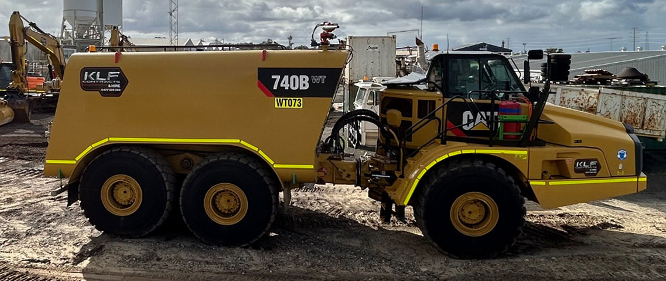 CATERPILLAR 740B Moxy Water Cart | KLF Contracts